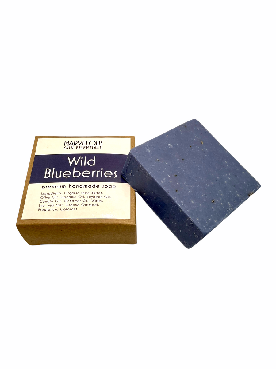 Wild Blueberries Soap Bar 5 oz | Natural Handmade Soaps – Marvelous Skin Essentials (MSE)