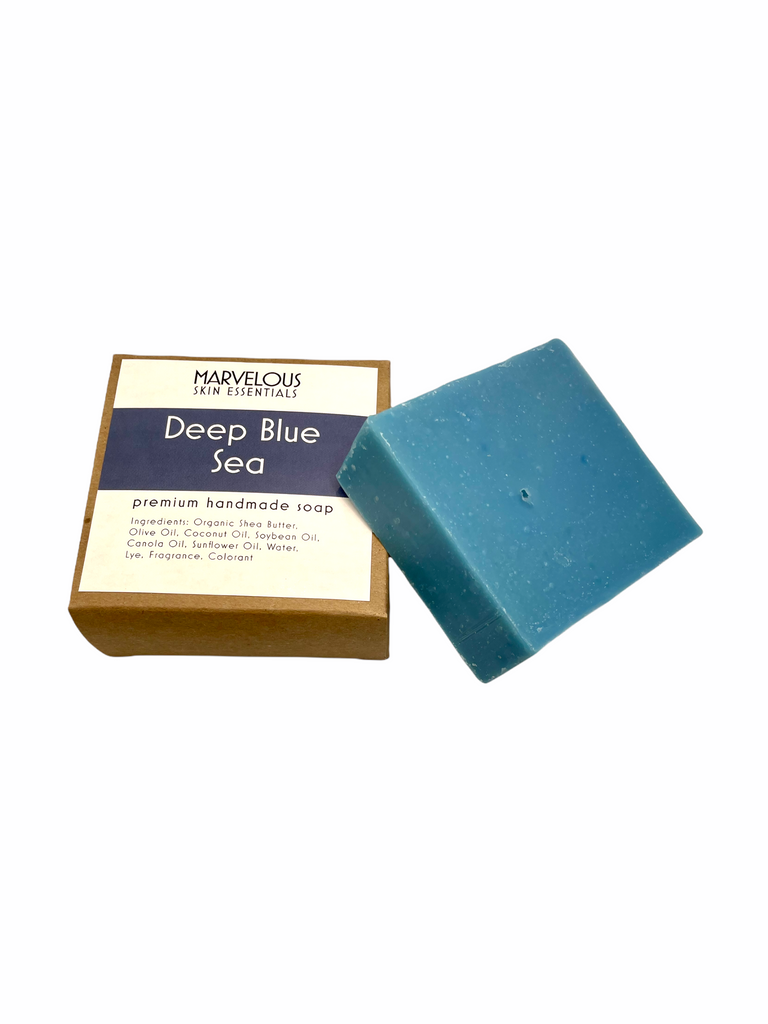 Deep Blue Sea Soap Bar 5 oz | Natural Handmade Soaps – Marvelous Skin Essentials (MSE)