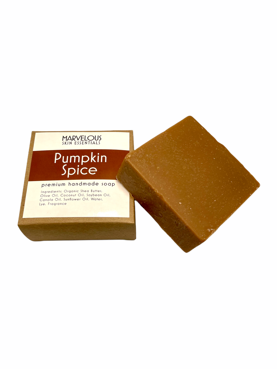 Pumpkin Spice Soap Bar 5 oz | Natural Handmade Soaps – Marvelous Skin ...
