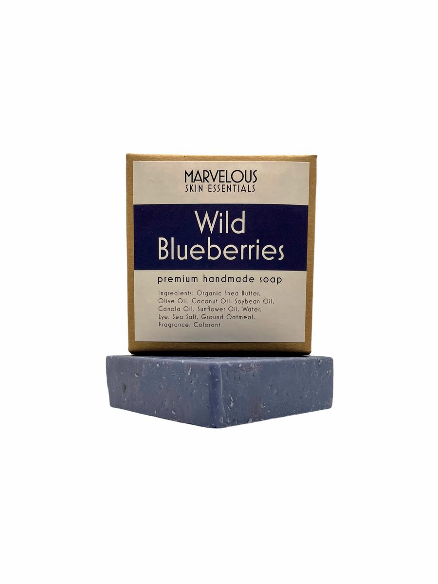 Wild Blueberries Soap Bar 5 oz | Natural Handmade Soaps – Marvelous ...